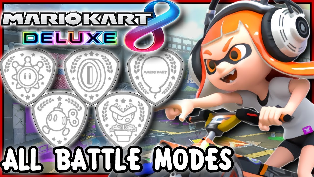 ALL NEW BATTLE MODES, CHARACTERS SHOWCASE Mario Kart 8 Deluxe Nintendo ...