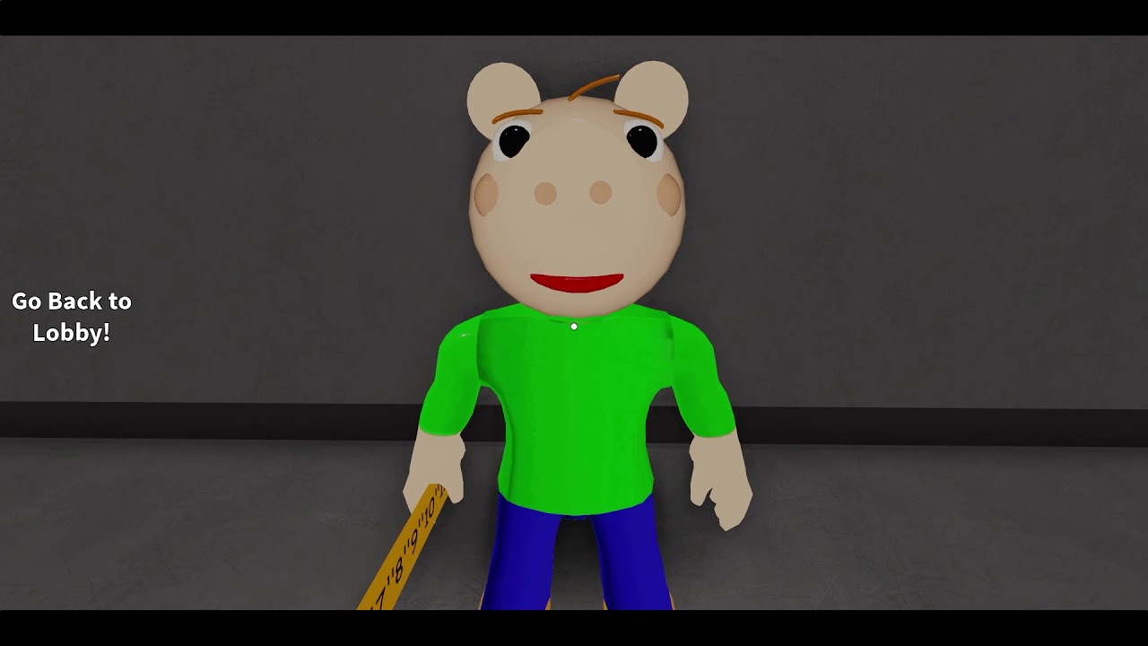 Roblox Piggy Jumpscare - Baldi - YouTube