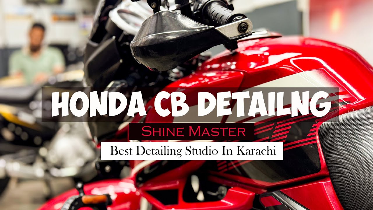 Honda CB Full Detailing After 2.5 Years! | Shine Master North Nazimabad Karachi Review - YouTube