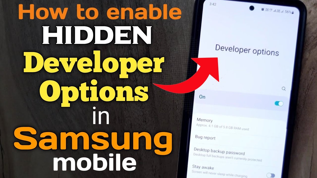 How to enable Developer Options in Samsung Mobiles | Android12 | OneUI ...