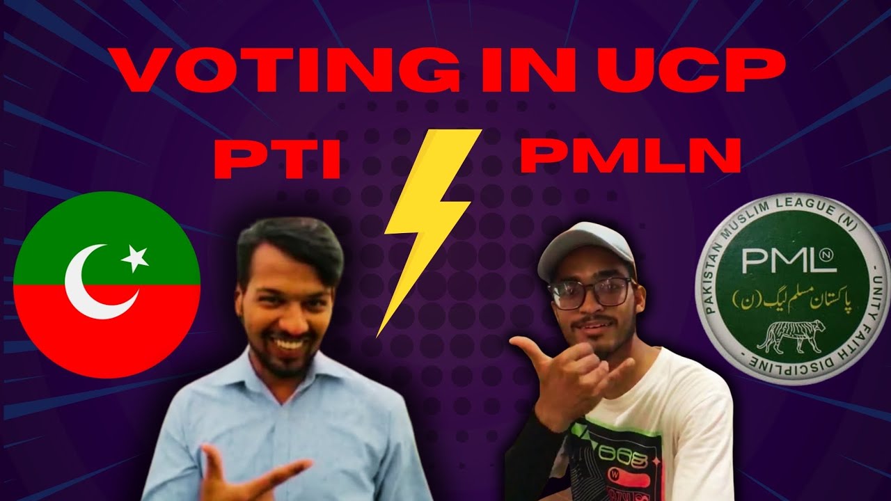 pti vs pmln fight ⚡|voting in UCP Gujranwala| elections 2024 ...