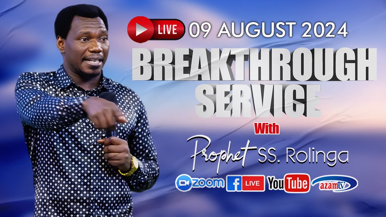 🔴LIVE OCOAN BREAKTHROUGH FRIDAY SERVICE BROADCAST (Aug 09, 2024) - YouTube