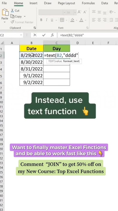 Dont Type Text Manually Do This Excel Exceltips Exceltricks Exceltutorial Shorts Short