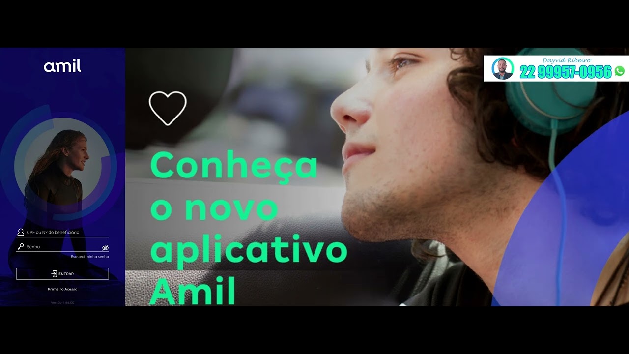 Como se cadastrar no aplicativo Amil dental e saúde - YouTube