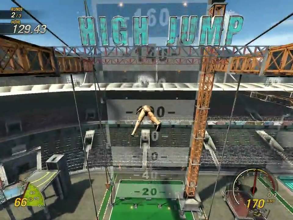 Flatout Ultimate Carnage - High Jump (Carnage Mode) - 176,06m (=55,019 Points) - YouTube