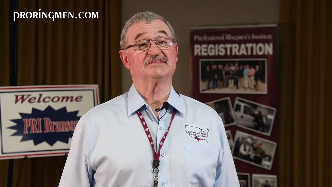 Dirk Van Reenen - Professional Ringmen's Institute Student - YouTube