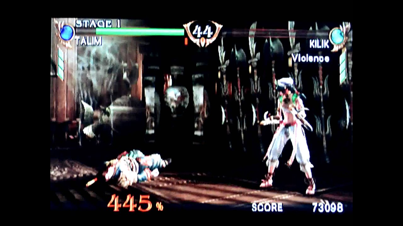 Soul Calibur Broken Destiny Trial of Attack Talim vs Kilik - YouTube