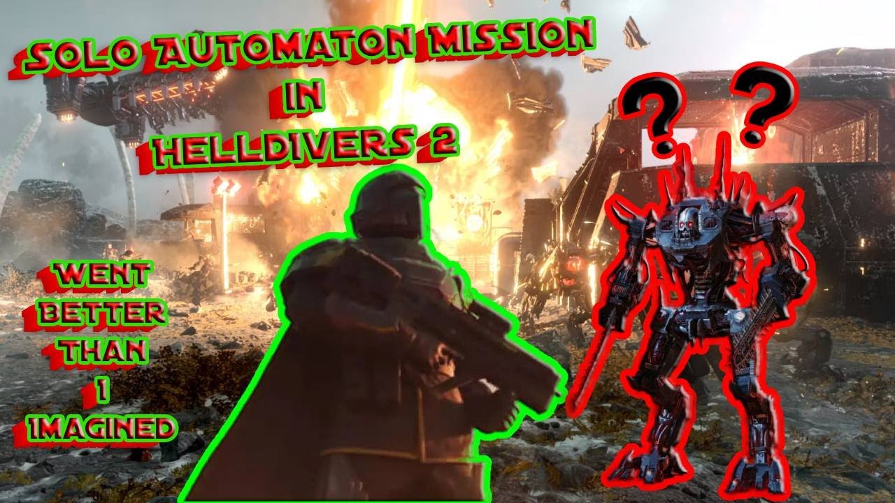 Automatons Solo Run Helldivers 2 - YouTube