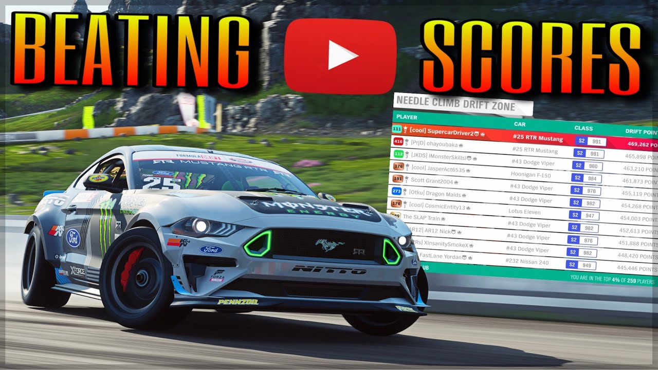 Trying to beat Forza YouTuber Drift-Scores | Forza Horizon 4 | New #25 ...