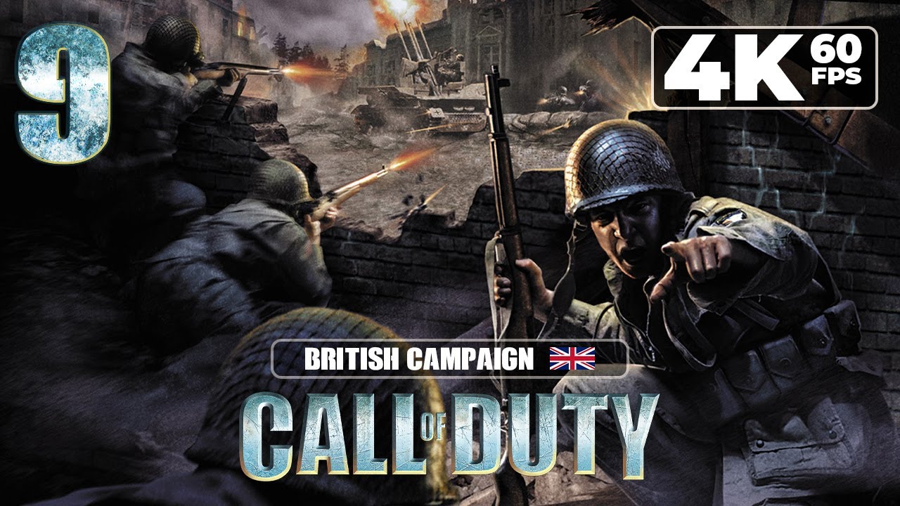 Call of Duty (PC 2003) - 4K60 Walkthrough Mission 9 - Pegasus Bridge ...