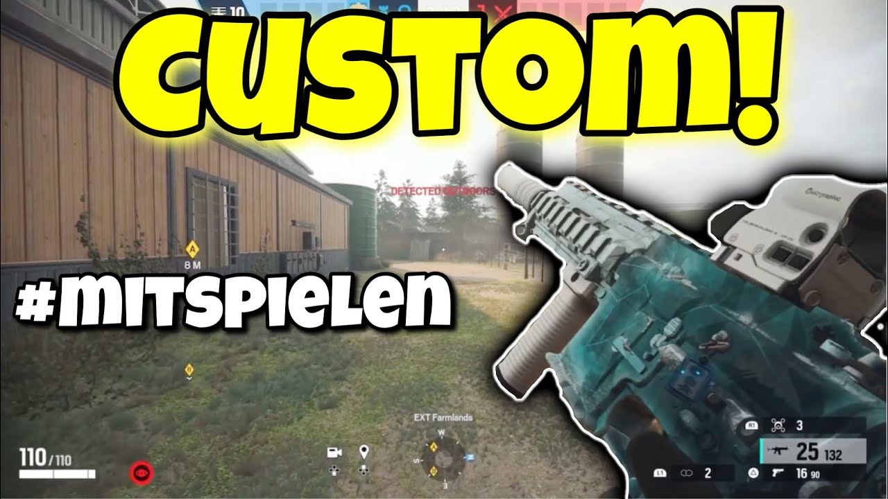 Rainbow Six Siege Custom | #mitspielen🦁 - YouTube