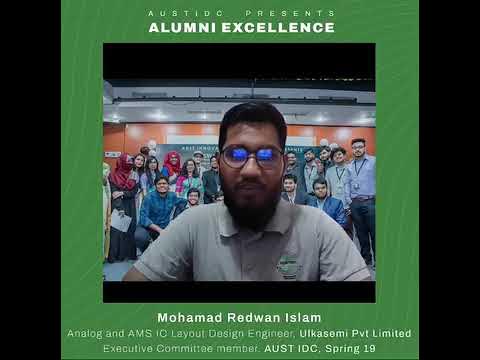 Alumni Excellence || Md Redwan Islam || AUSTIDC - YouTube