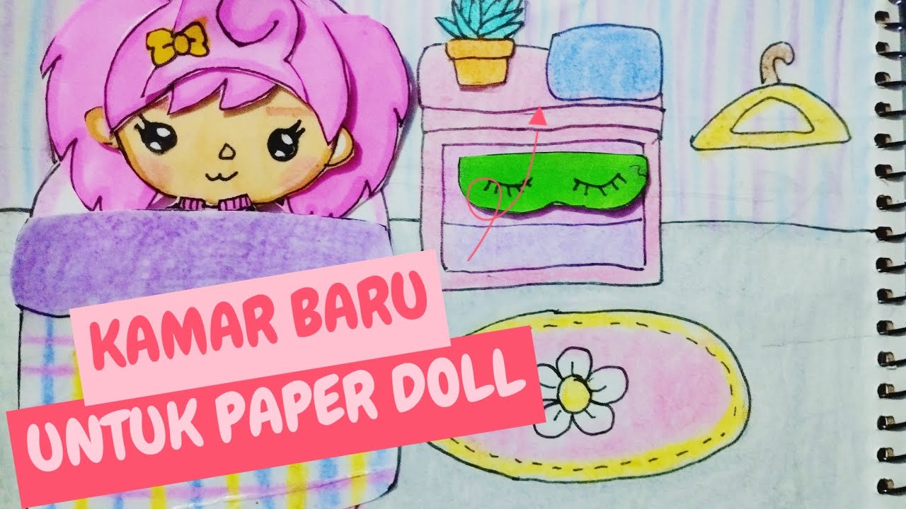 Akhirnya paper doll ku di buatkan kamar - YouTube