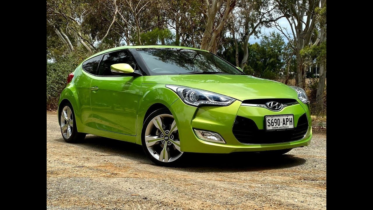 2012 Hyundai Veloster FS + Coupe Green 6 Speed Manual Hatchback #50331 ...