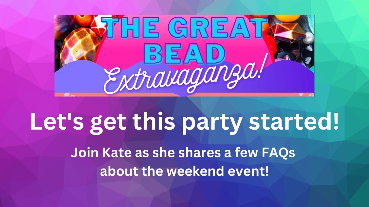 Let's get this party started! A few FAQs about our event this weekend ...