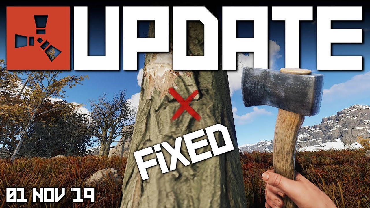 Tree game fixed! | Rust update 1st November 2019 - YouTube