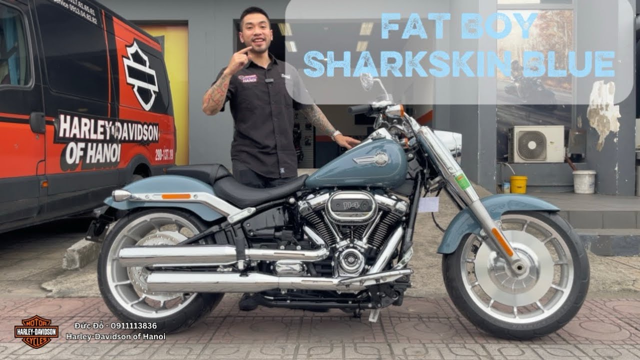 Fat Boy màu Sharkskin Blue | 0911113836 | - YouTube