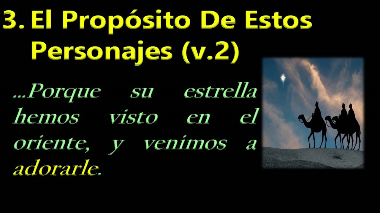 Mateo 2:1-12 La Visita De Los Magos Y Su Adoración - YouTube