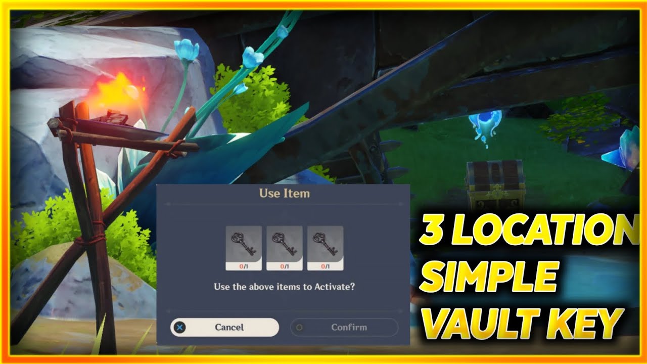 How To Get 3 Simple Vault Key•{GENSHIN IMPACT 4.2}• - YouTube
