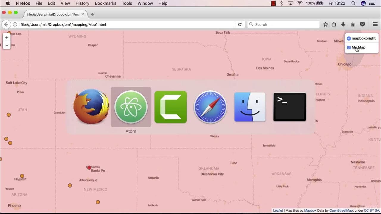 102 Layer Control Panel | Application 2 Create Webmaps with Python and Folium - YouTube