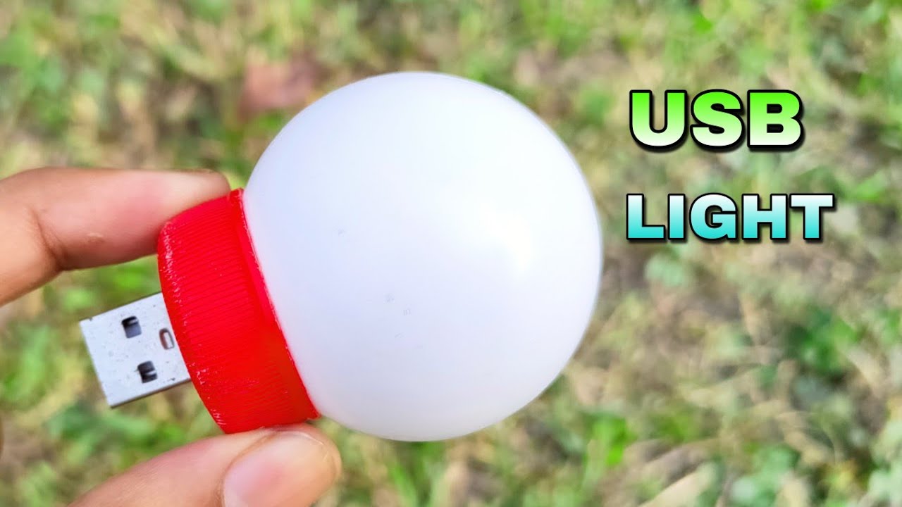 How To Make DIY Mini USB Led Light At Home|| Portable USB Led Light ...