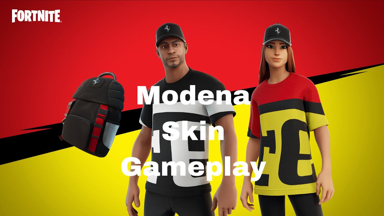 Fortnite Modena Skin Gameplay - YouTube
