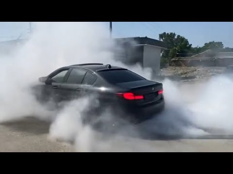 Bmw M5 F90 Competition - Brutal Accelerate, Burnout & Exhaust sound ...