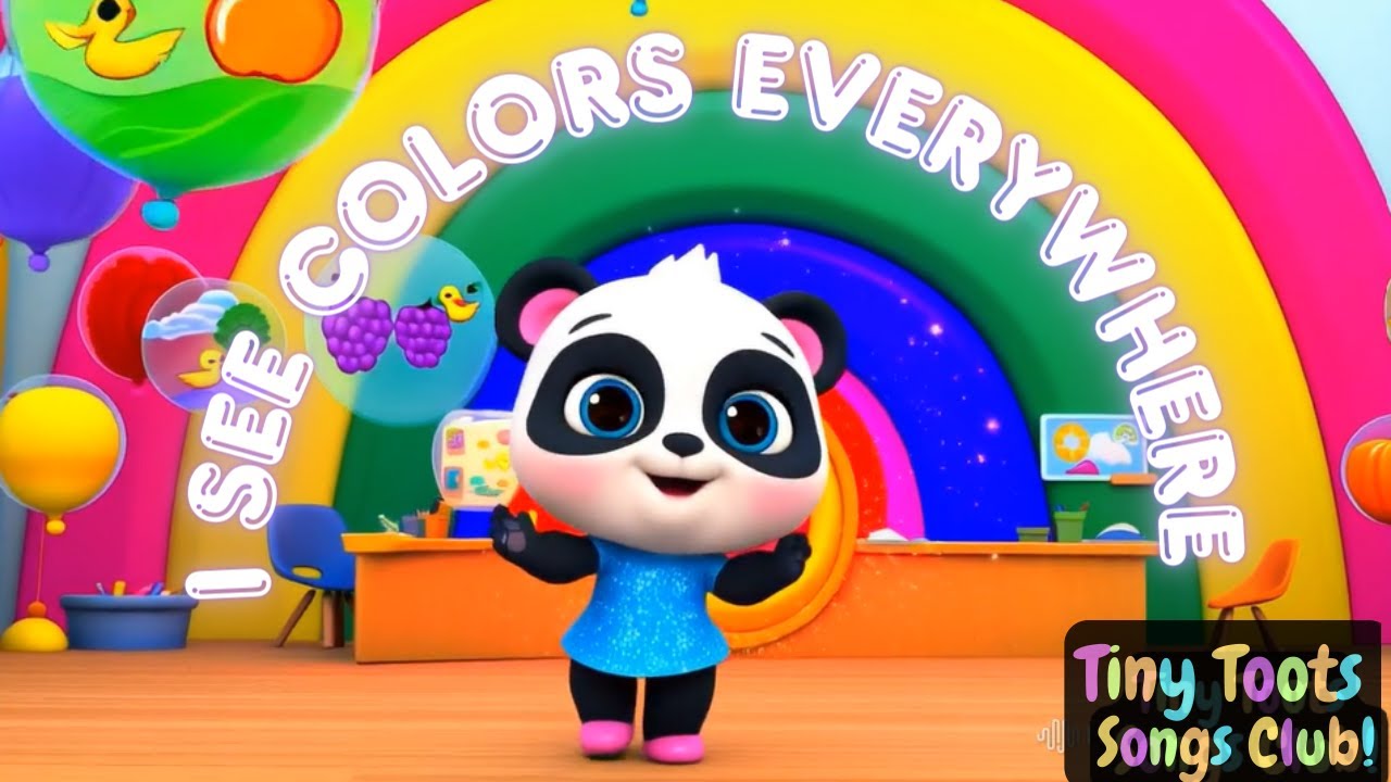 I See Colors Everywhere Song | Toddlers Cartoon Song About Colors - YouTube