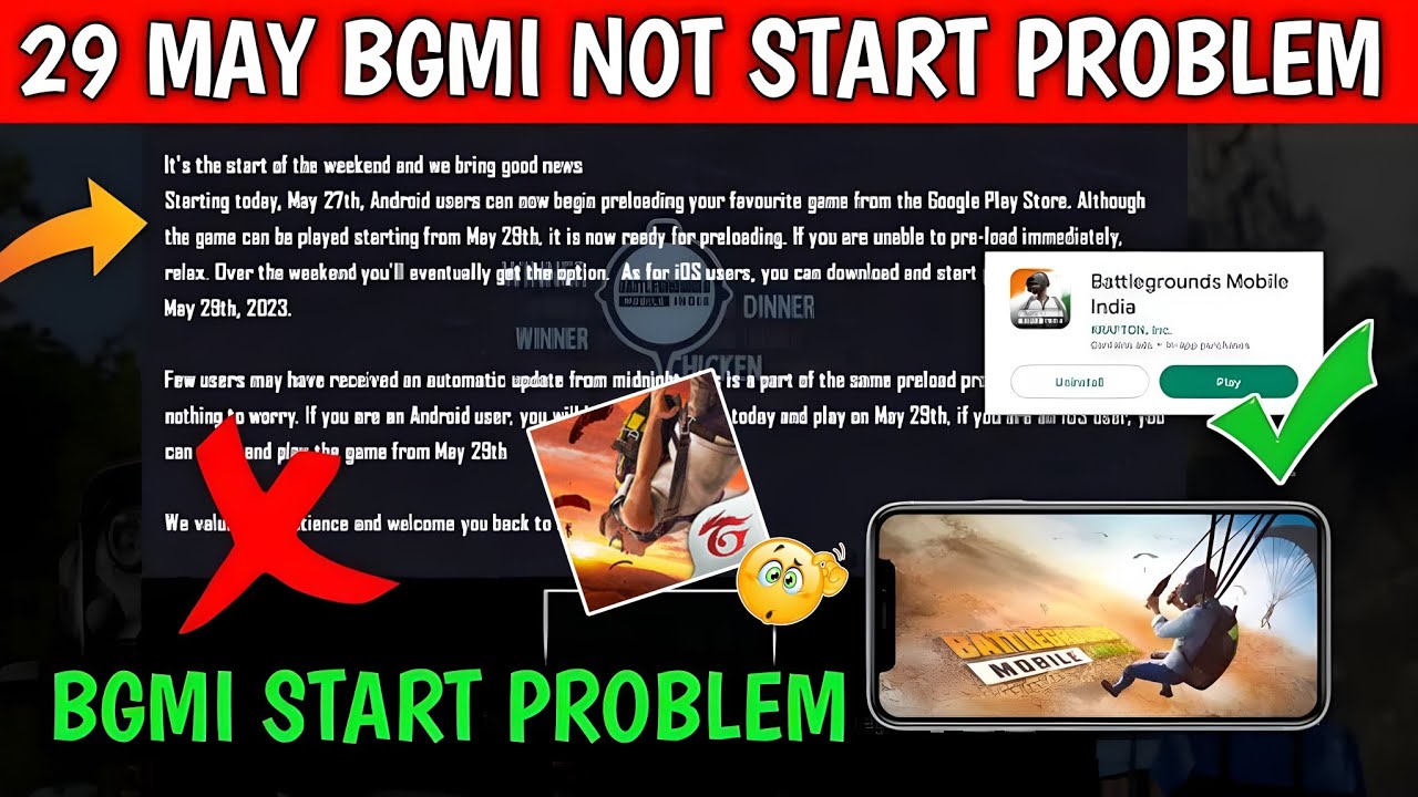 how to open bgmi today | bgmi server open time | bgmi open problem ...