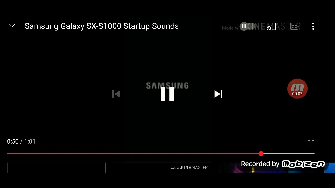 Samsung Galaxy S1000 Startup Sound (S30) - YouTube