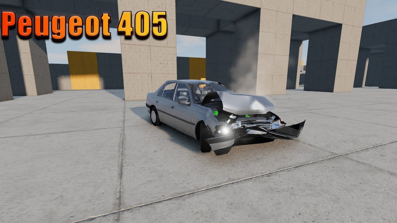 Peugeot 405-BeamNG Drive(#1661) - YouTube