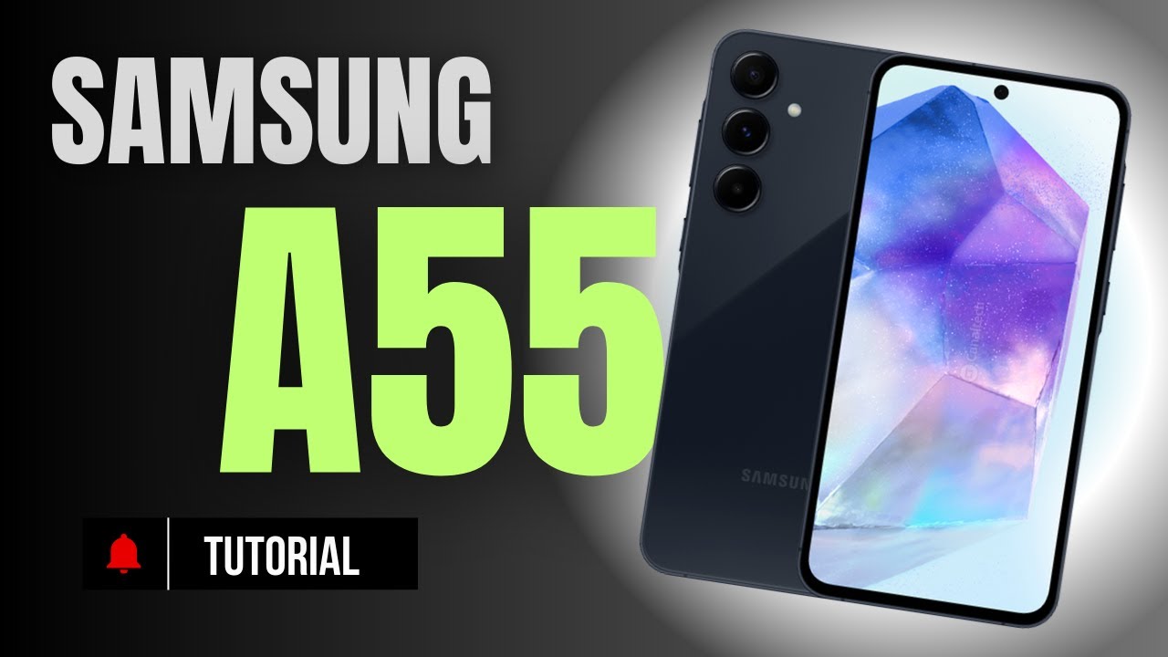 Como colocar o menu de deligar na tecla lateral no Samsung Galaxy A55 - YouTube