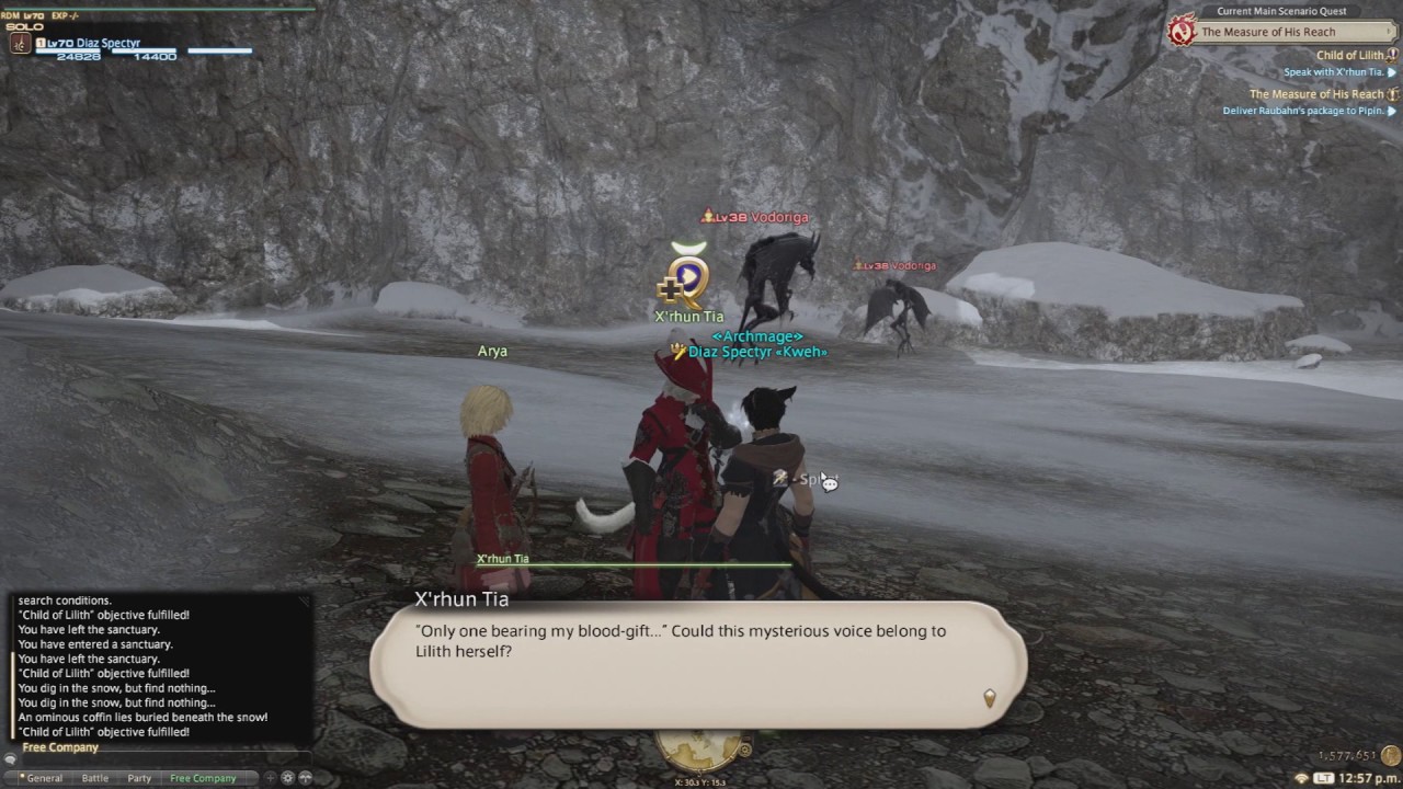 FFXIV Red Mage Quest #11: Child of Lilith - YouTube