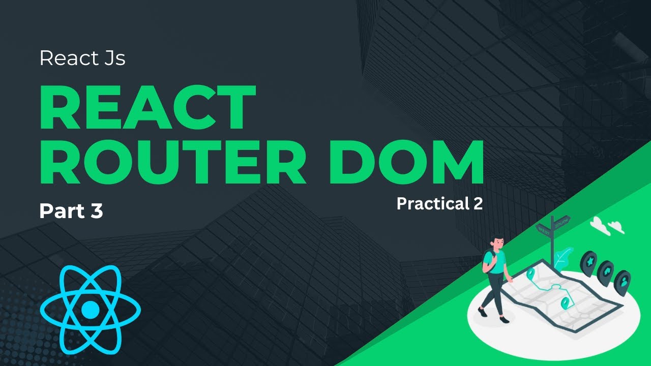 React Router DOM Part 3: Full Header Example with Bootstrap 5 | Ep 20 ...