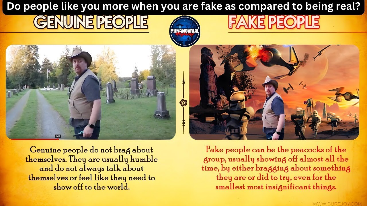 Do People Like You More When You Are Fake as Compared to Being Real ...