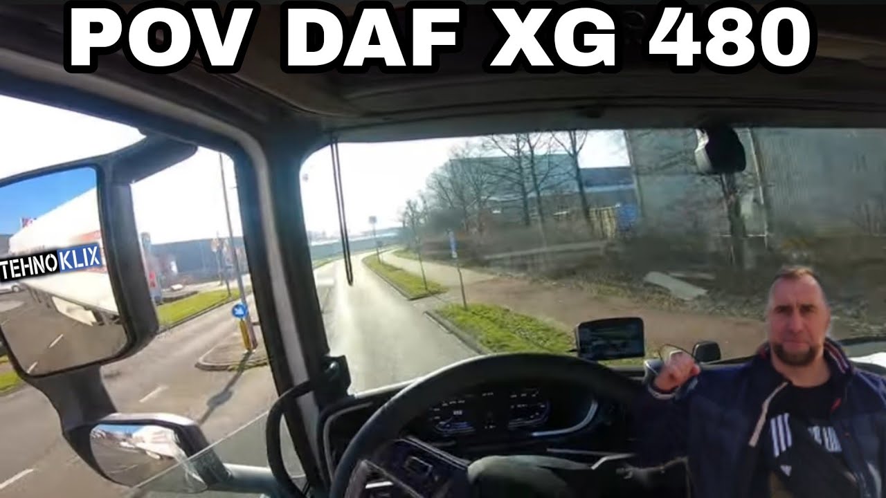POV DRIVING THE NEW DAF XG new generation - YouTube