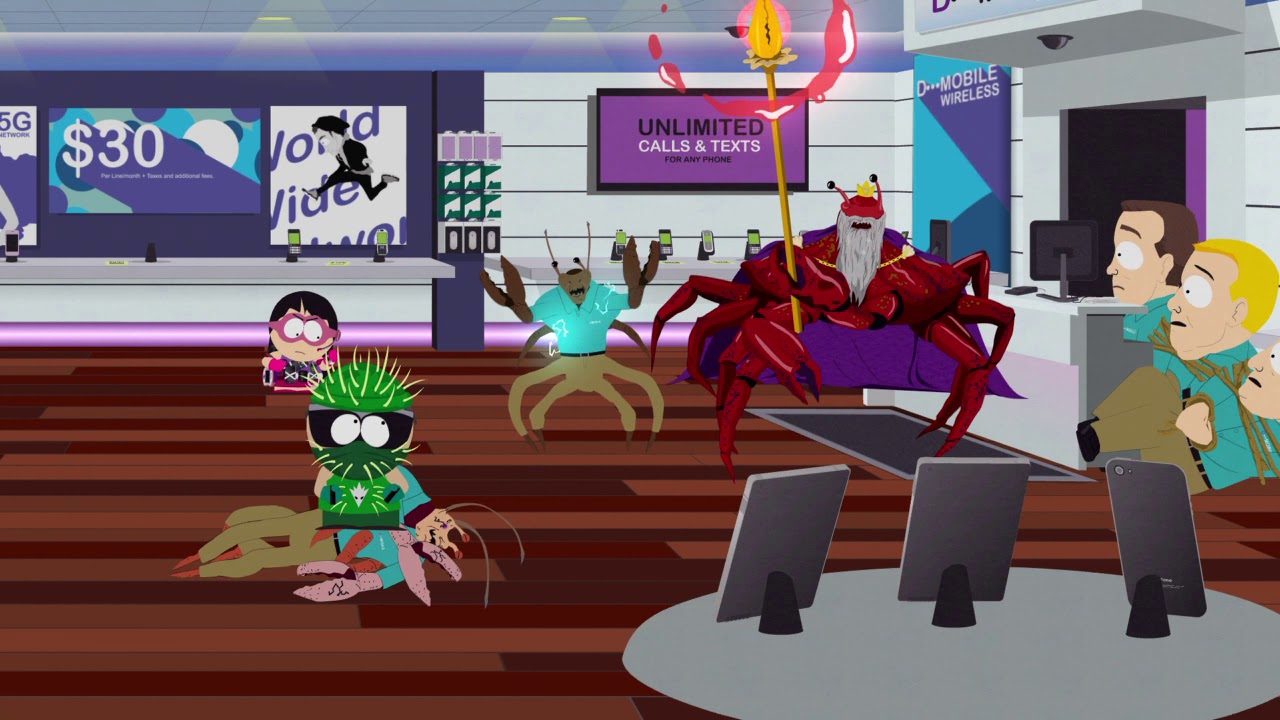 South Park™: The Fractured But Whole™ crab people fight - YouTube
