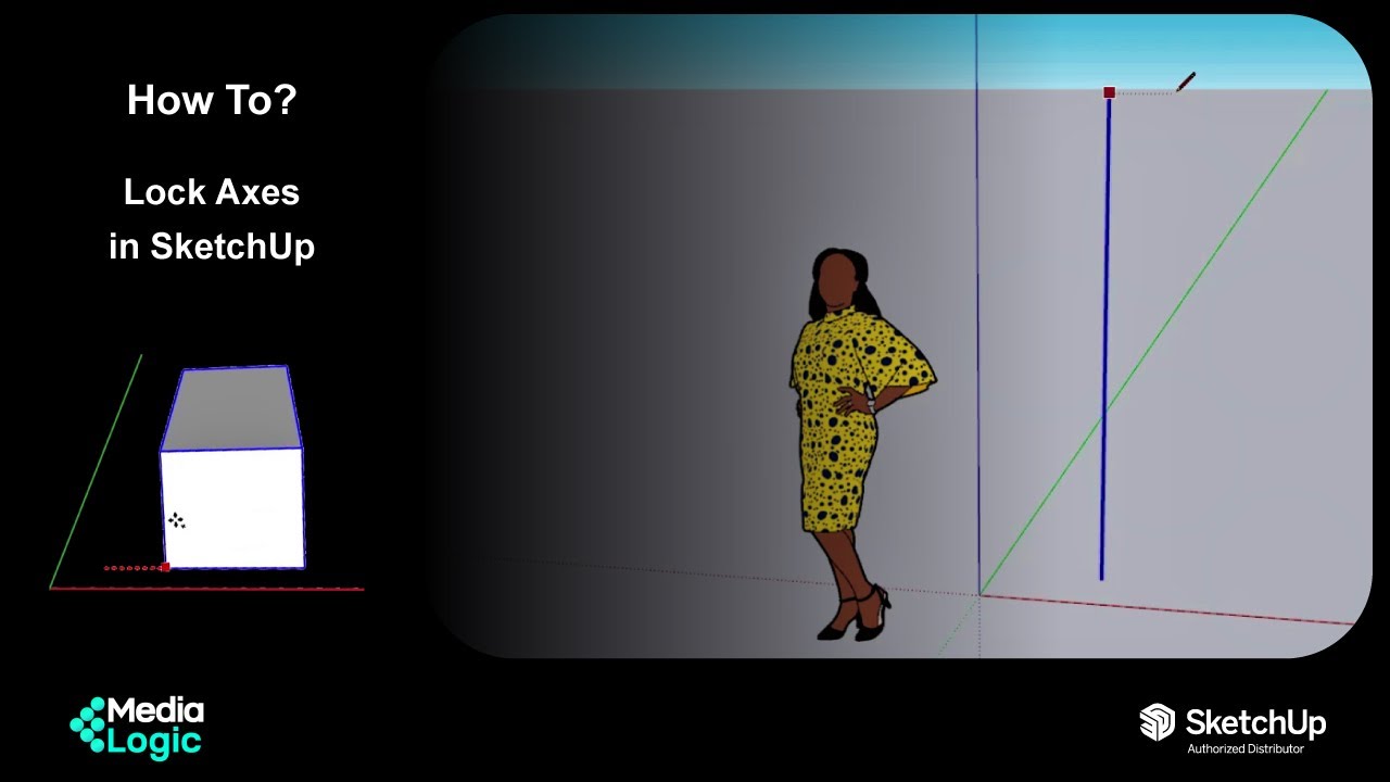 #HowTo: Lock Axes in #SketchUp - YouTube