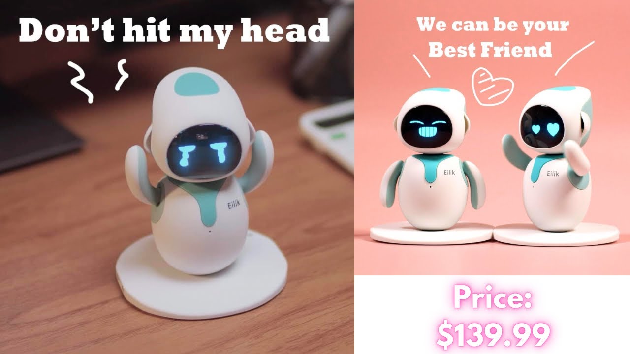 Eilik - Cute Robot Pets Toys with Abundant Emotions, Animations & Mini ...