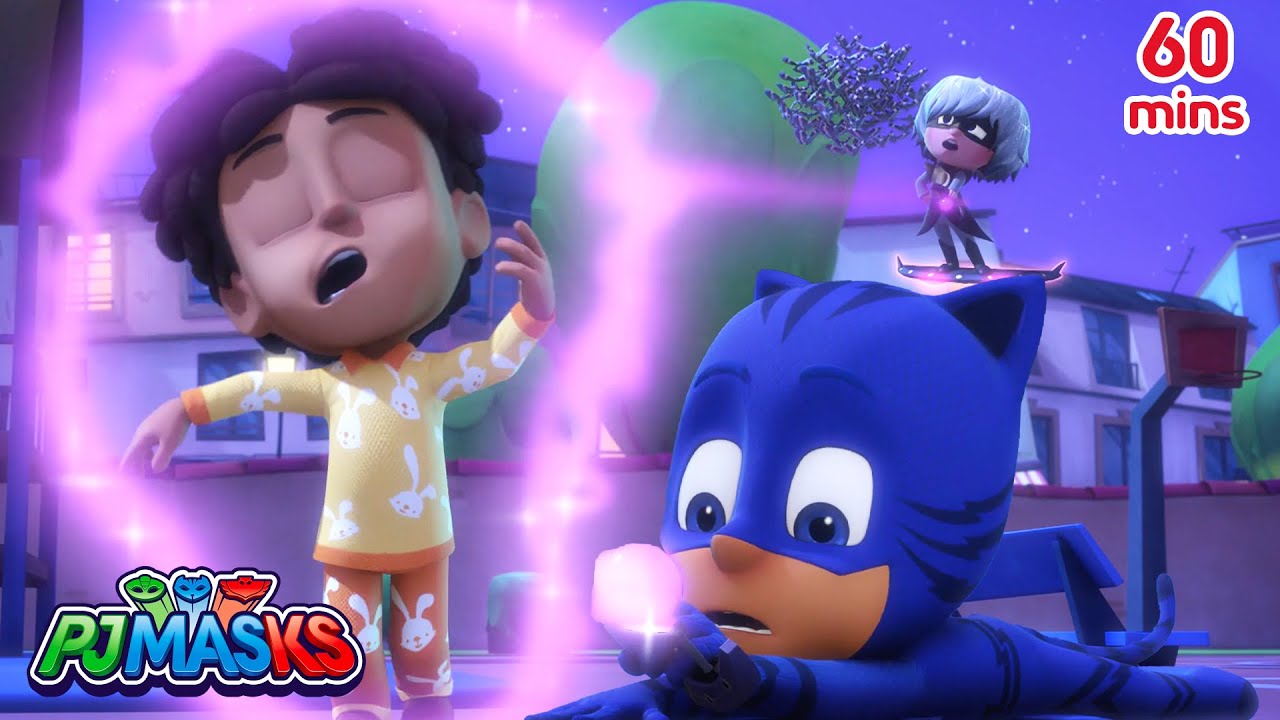 The sleep-walking human puppet | PJ Masks | Cartoons for Kids | # ...