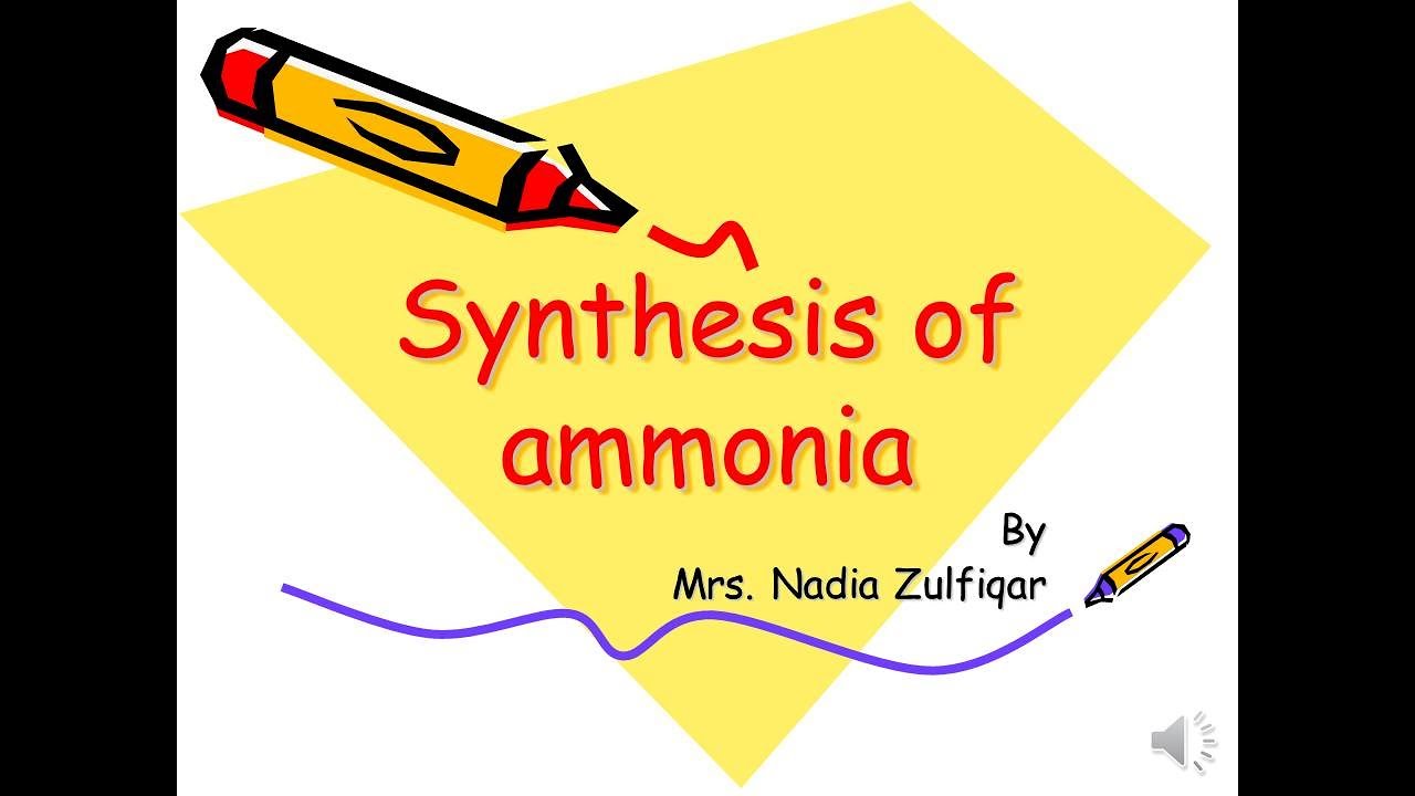 Synthesis Of Ammonia By Haber's process |Identification test of ammonia ...