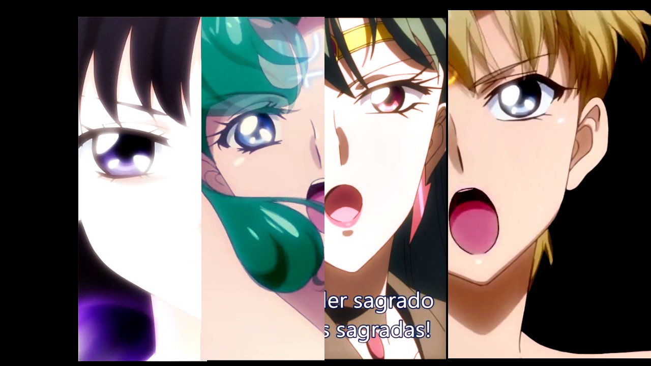 Sailor Moon - Outer Senshi group transformation - YouTube