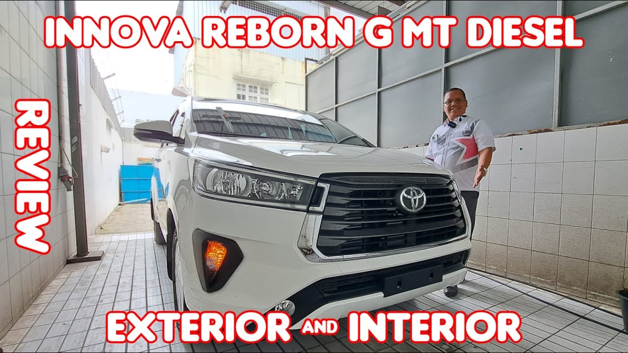Produksi Lagi Kijang Innova Reborn 2.4 G Manual Diesel Putih Tahun 2023 ...