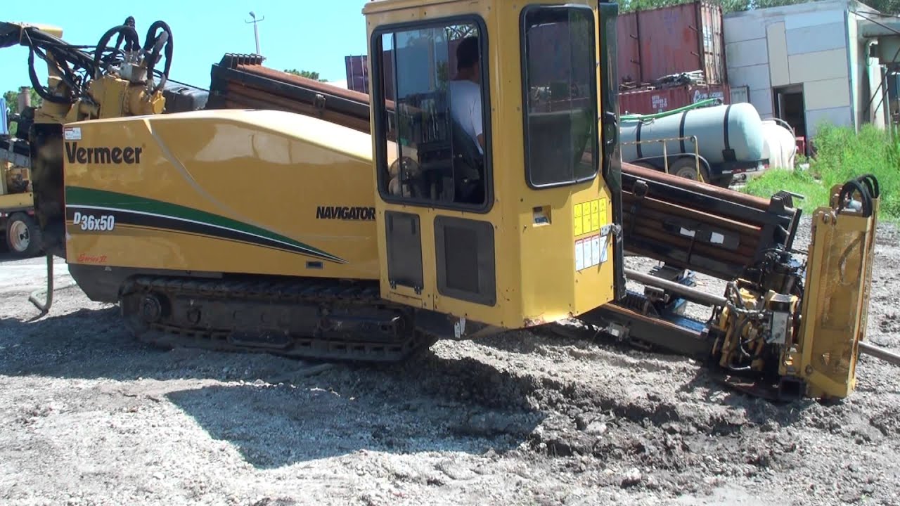 2008 Vermeer 36x50 Series 2 Enclosed Cab Horizontal Directional Drill ...