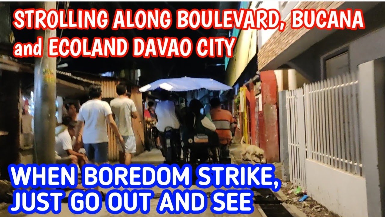 STROLLING VLOG FROM 31-D BOULEVARD ECOLAND TERMINAL VIA SEA WALL BUCANA ...