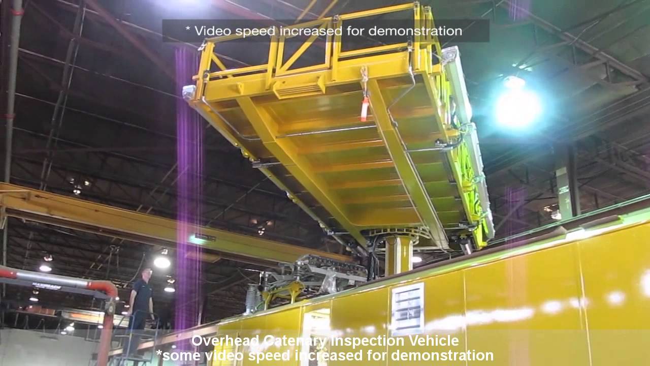 Overhead Catenary Inspection Vehicle - YouTube