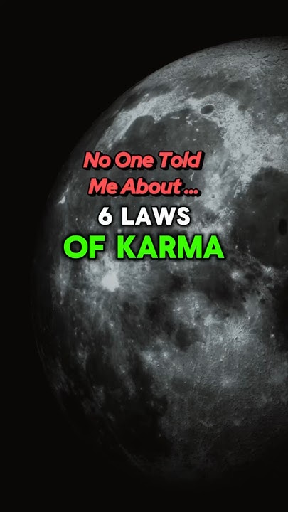 Unlock the Power: 6 Laws of Karma Explained! #shorts #karma #karmavideo ...