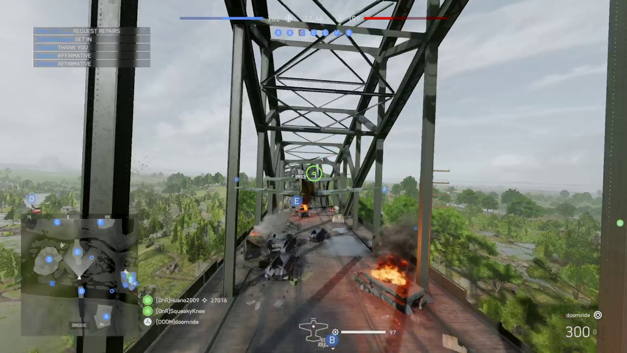 Battlefield™ V - Flying through the Twisted Steel bridge - YouTube