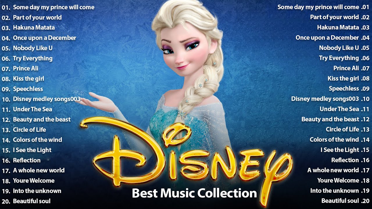 Walt Disney Songs Collection with Lyrics 2024 🛕 The Most Romantic ...