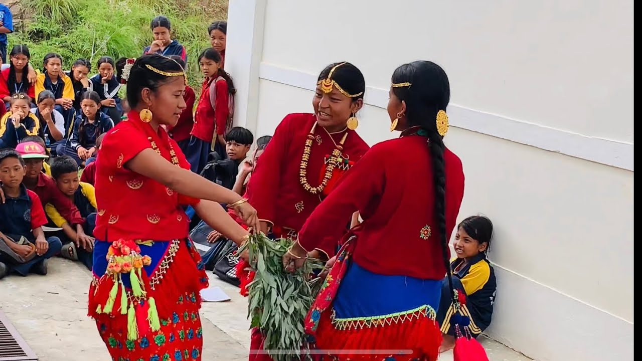 Ubhauli Sakela Dance(Nepali: साकेला नाच)|Nepali Traditional Dance By ...